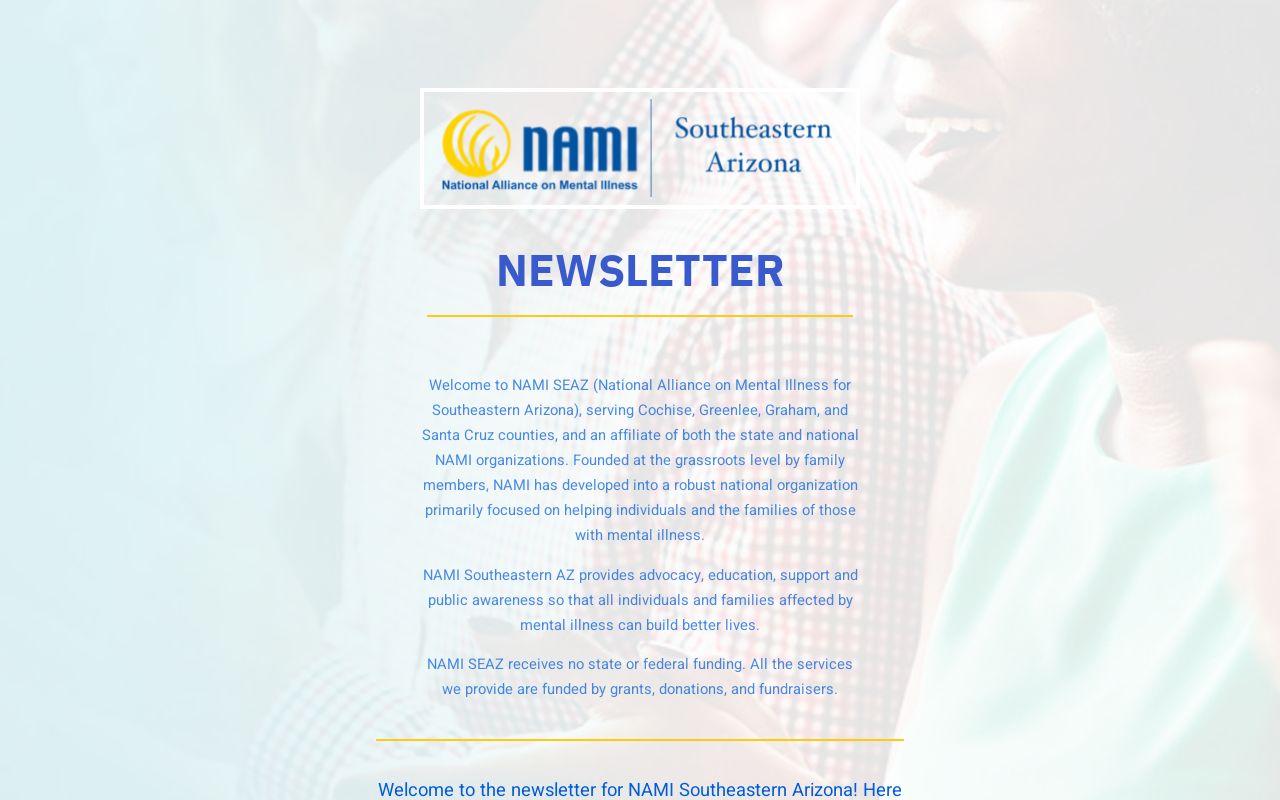 NAMI SOUTHERN ARIZONA NEWSLETTER